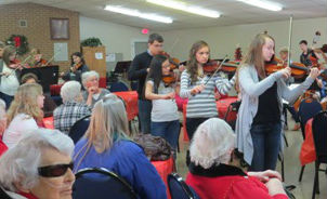 Christmas Tea kicked off the Holiday Season at Price Rotary Senior Center