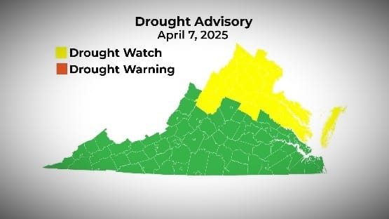 Virginia DEQ expands drought watch advisory to 44 counties