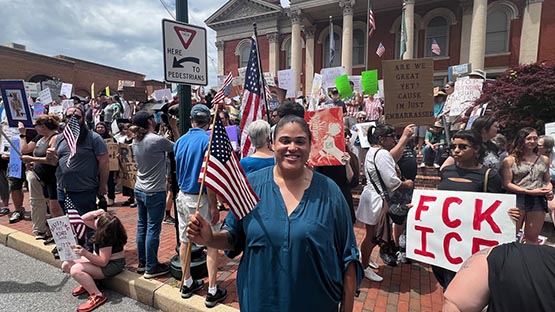 Why did a MAGA staffer text us a Democrat's filing fee receipt?