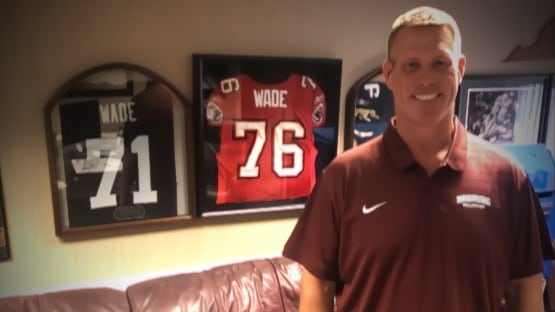 Former NFL lineman John Wade now coaching at Spotswood