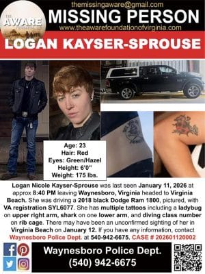 Waynesboro: 23-year-old woman missing, could be in Virginia Beach